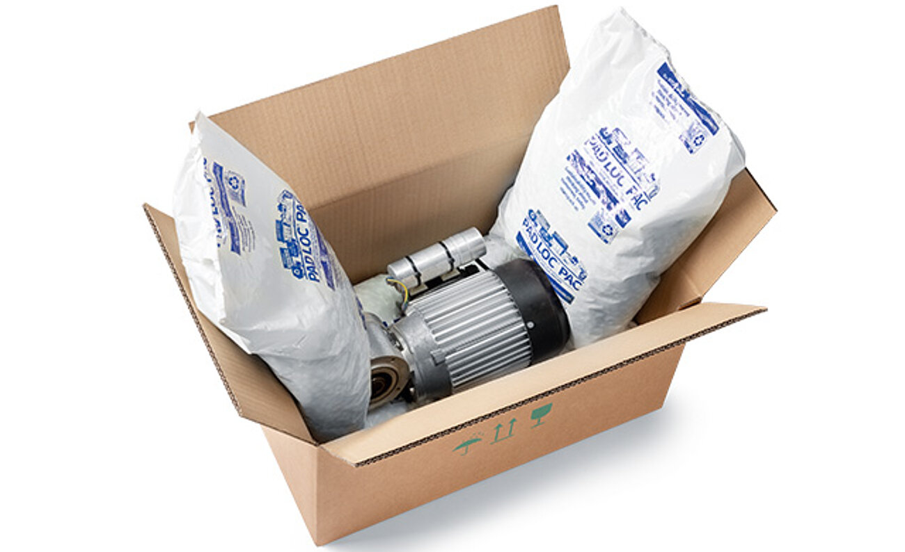 PAD LOC® PAC – Ready-to-use, self-adapting packaging material