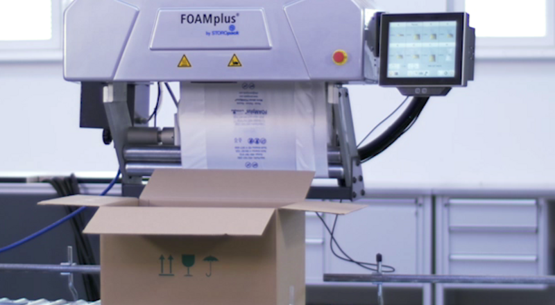 FOAMplus® Bag Packer³ – Foam Packaging at the Press of a Button