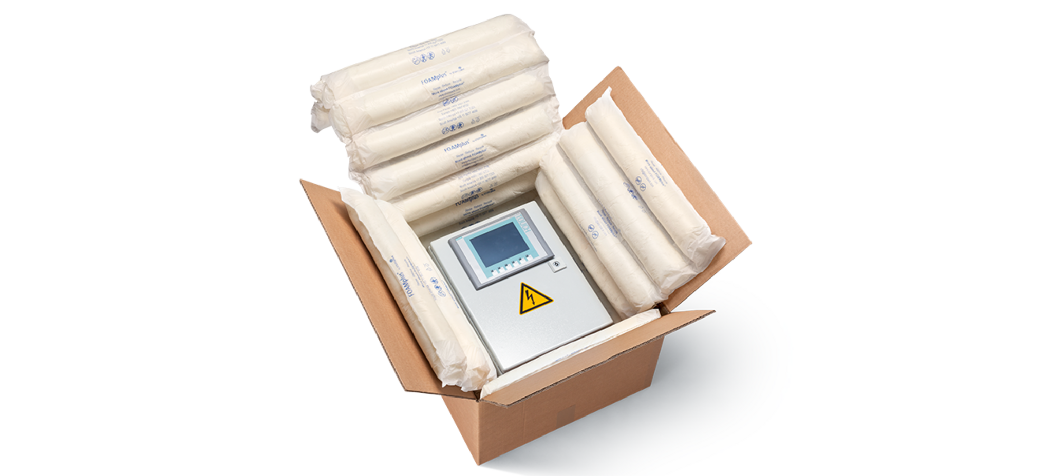 FOAMplus® Bag Packer³ – Foam Packaging at the Press of a Button